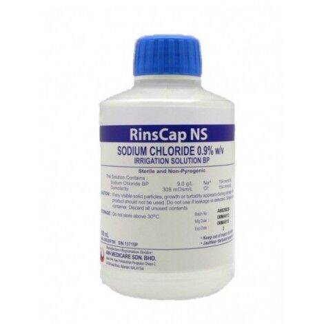 RINSCAP NS Sodium Chloride 0.9% w/v Irrigation Solution BP 500ML X 1BTL ...