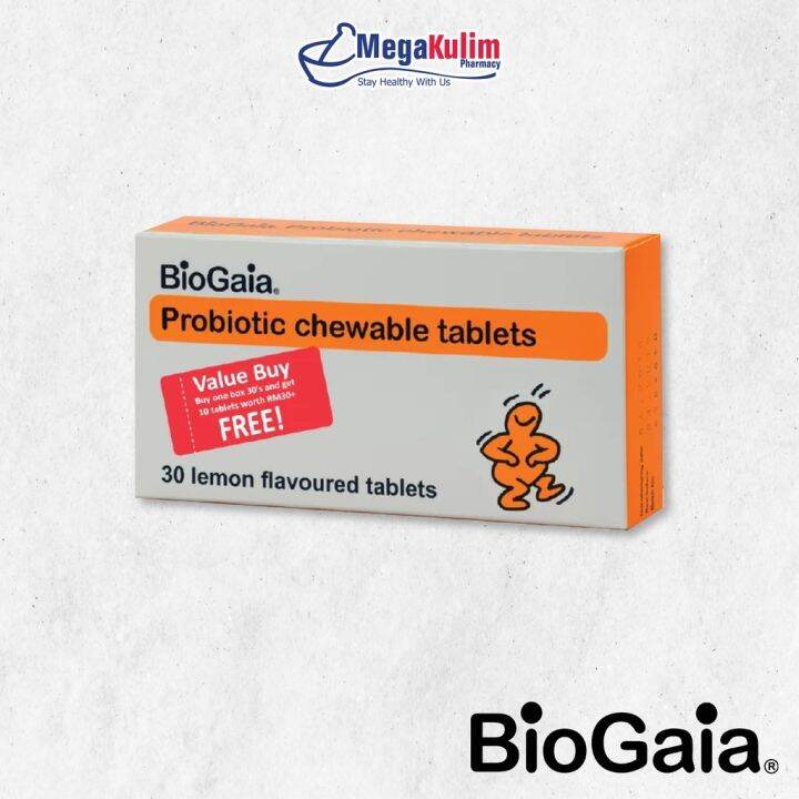 BioGaia Probiotic Chewable Tablets (30's) | Lazada