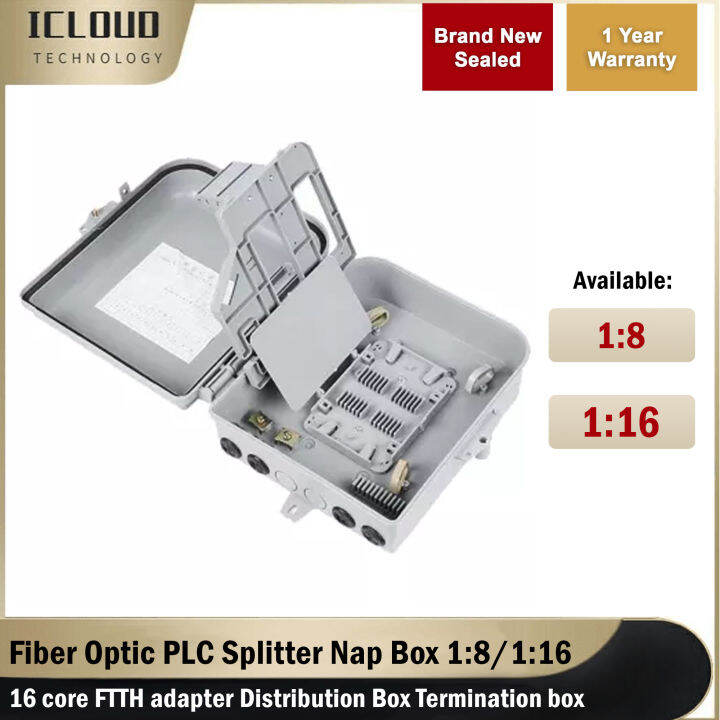 Fiber Optic PLC Splitter Nap Box 1:8/1:16 / 16 core FTTH adapter ...