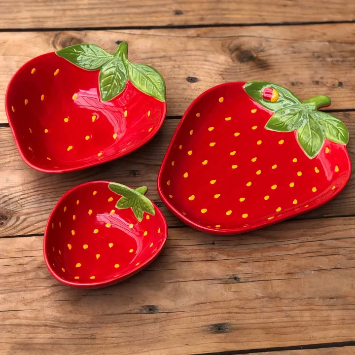Strawberry Ceramic Plate | Lazada PH