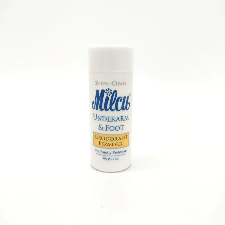 MILCU Underarm & Foot Deodorant Powder 80g | Lazada PH