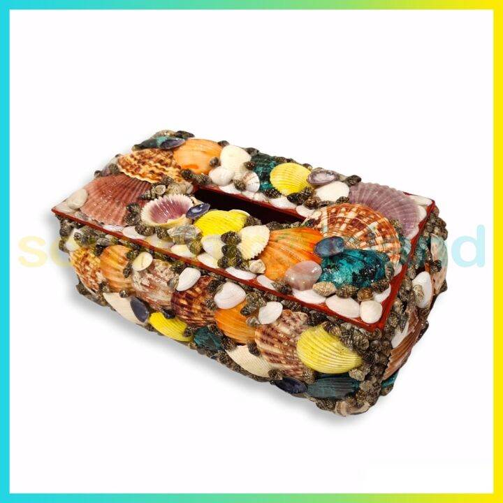 Hot sellomguea7245mxs35 Real Sea Shell Tissue Box Philippine Souvenir ...