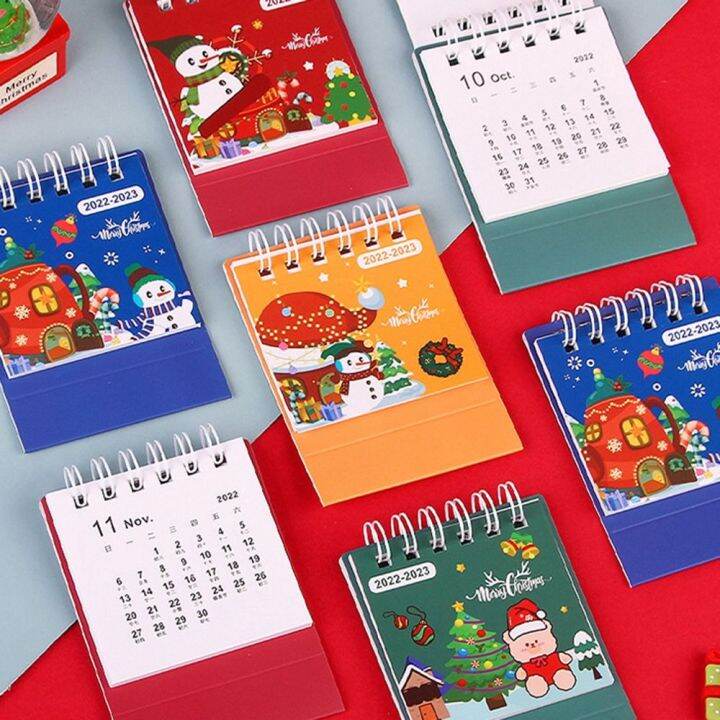 DFGY คาวาอิ แบบพกพาได้ สไปรอล ปฏิทินที่เรียบง่าย ยืนด้วยตนเอง ของขวัญ ...