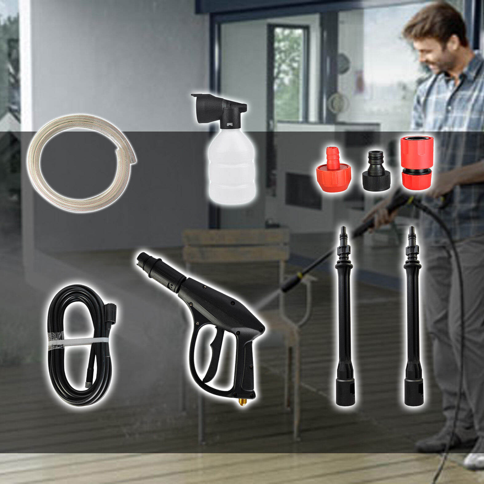 เครื่องฉีดน้ำแรงดันสูง FAST TECH ปั้มฉีดน้ำแรงดันสูง 350Bar รุ่นใหม่ ...