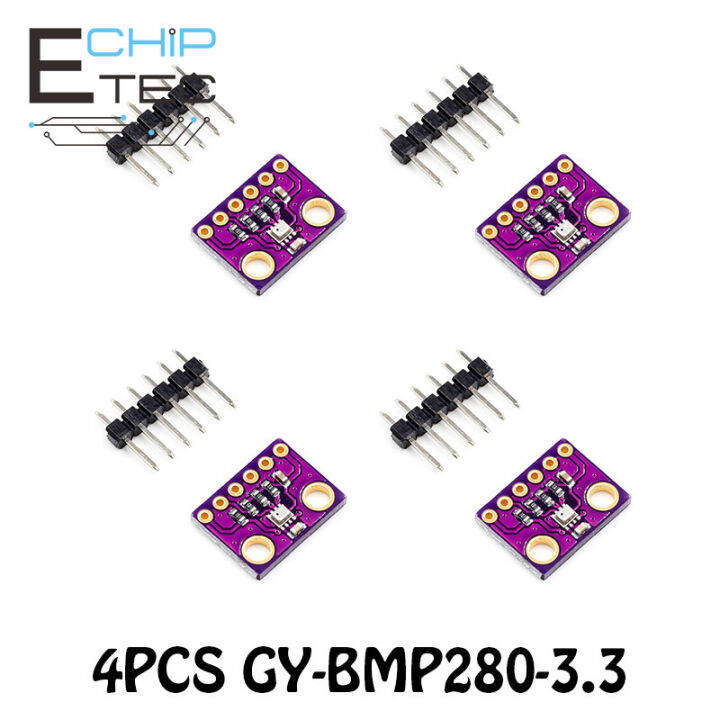 4PCS GY-BMP280-3.3 Digital High Precision Temperature Sensor Humidity Module I2C Spi 3.3V ...