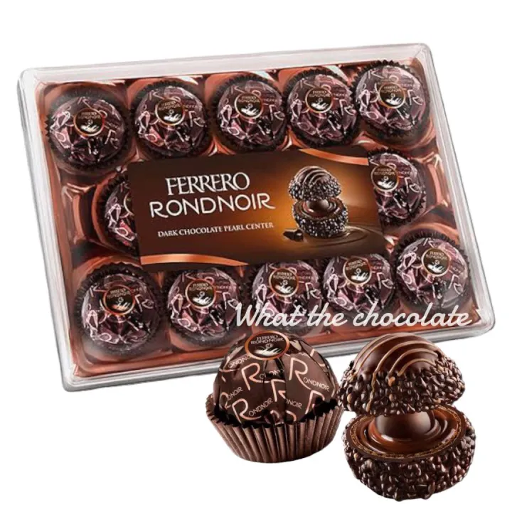 Ferrero dark chocolate pearl เฟอร์เรโรดาร์กช็อคโกแลตเพิร์ล (14 ชิ้น ...