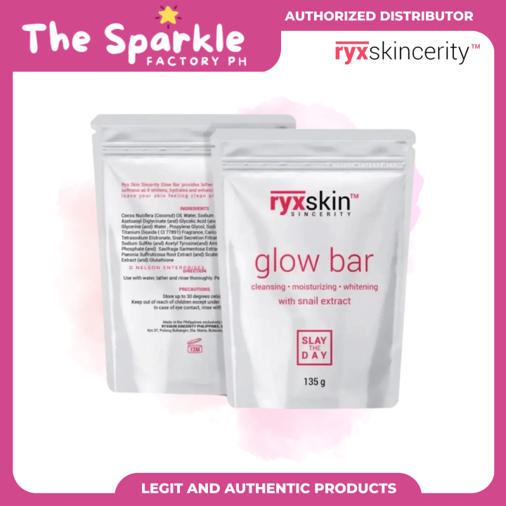 Authentic RYX Skincerity Glow Bar + Snail Extract 135 grams | Lazada PH