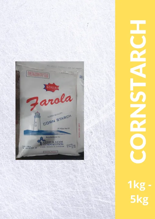 Cornstarch 1kg to 5kg Pack for Baking and Cooking use by Bakery and ...
