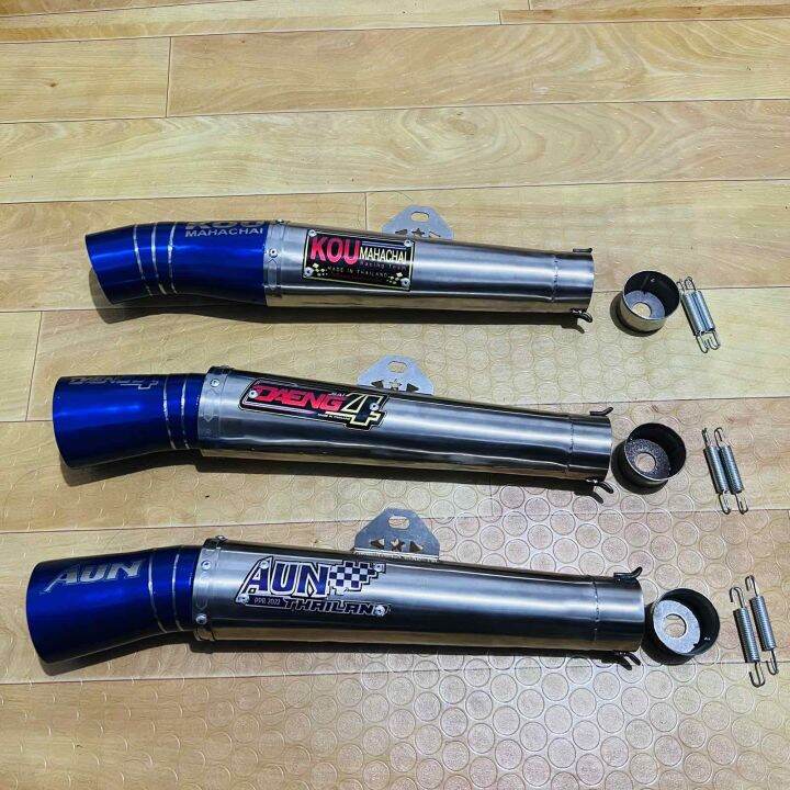 DAENG SAI4 / KOU / AUN MAHACHAI MOTORCYCLE EXHAUST PIPE ( FREE SILENCER ...