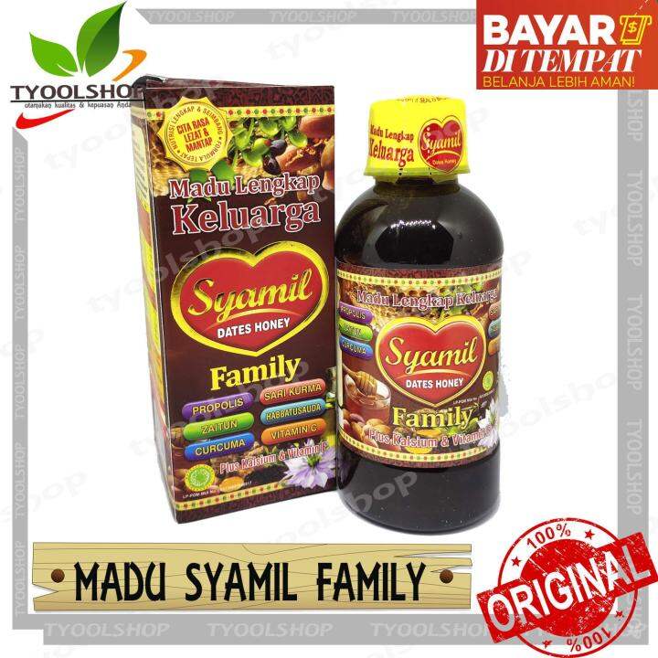 SYAMIL FAMILY Dates Honey - Madu Lengkap Keluarga - 200ml | Lazada ...
