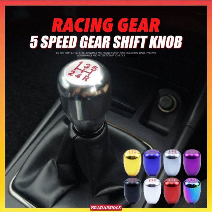 5 Speed Type R Gear Stick Shift Shifter Gear Knob Car Auto Modification ...