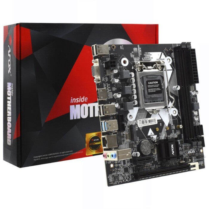 AFOX H61 Motherboard Support NVME IH61-MA2-V6 (Intel LGA 1155, DDR3 ...