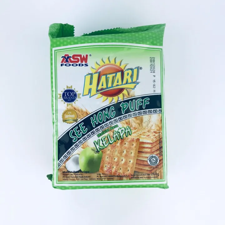 HATARI / ASW FOODS / SEE HONG PUFF MALKIST RASA KELAPA 245g | Lazada ...