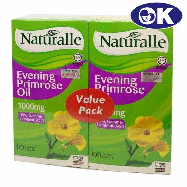 Ok Pharmacy Naturalle Evening Primrose Oil 1000mg | Lazada