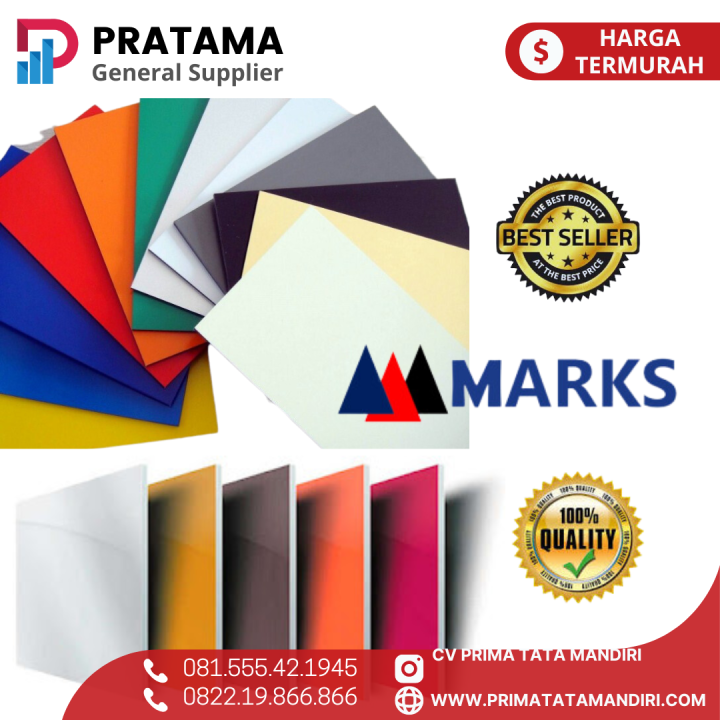 Papan Alumunium Composite Panel (ACP) 4 mm MARKS PVDF - 122x244 cm ...