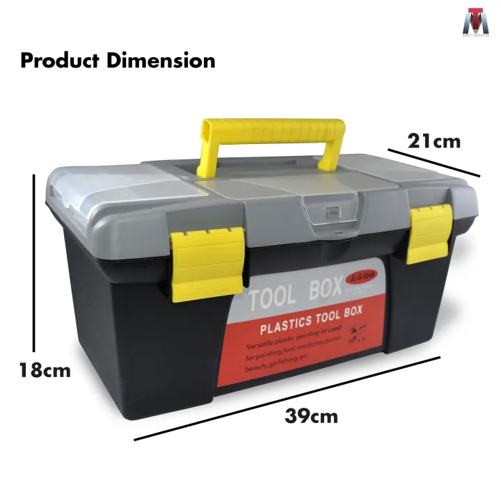 Superb Quality Hard Plastic Tool Box Portable Tool Storage Big | Lazada PH