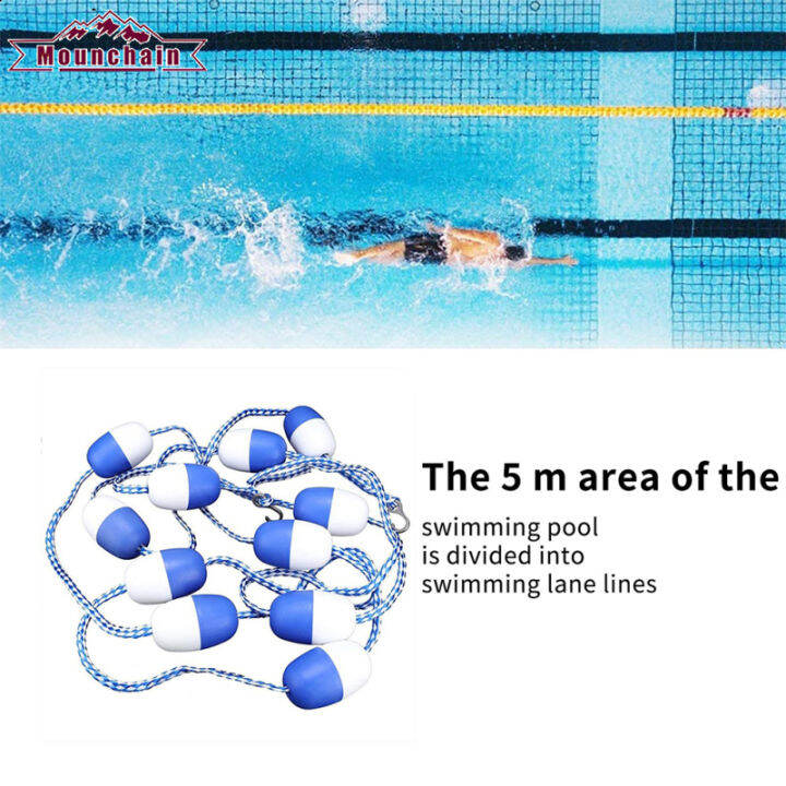 Mounchain 5 Meters Length Swimming Pool Area Dividing Line 7cm Diameter ...