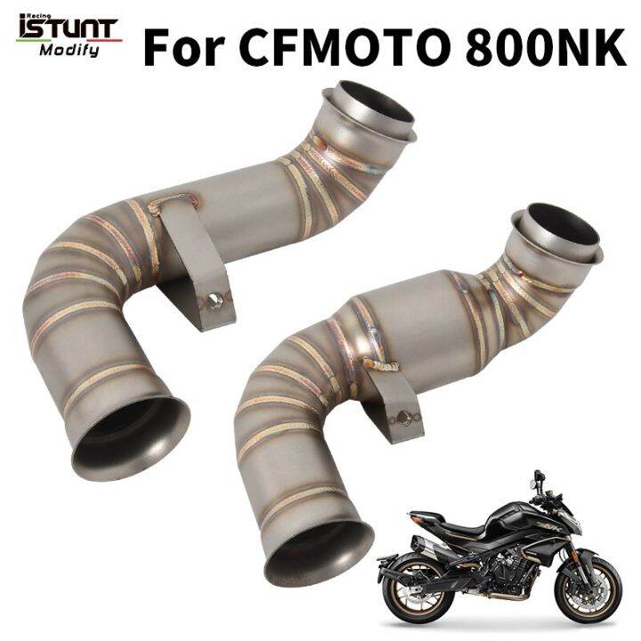 Slip On For CFMOTO 800NK NK 800 Motorcycle Exhaust Stainless Steel ...