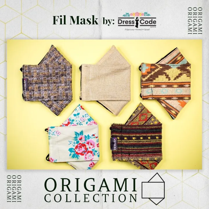 Washable Face Mask- Origami Fil Mask - FAST Shipping! | Lazada PH
