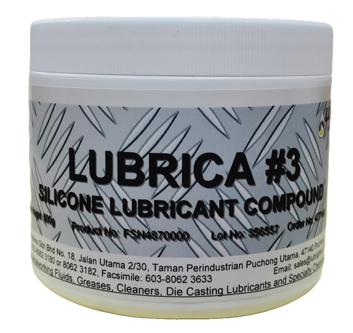 Lubrica #3 @ 500g Can (Silicone Grease NLGI Grade 3) | Lazada