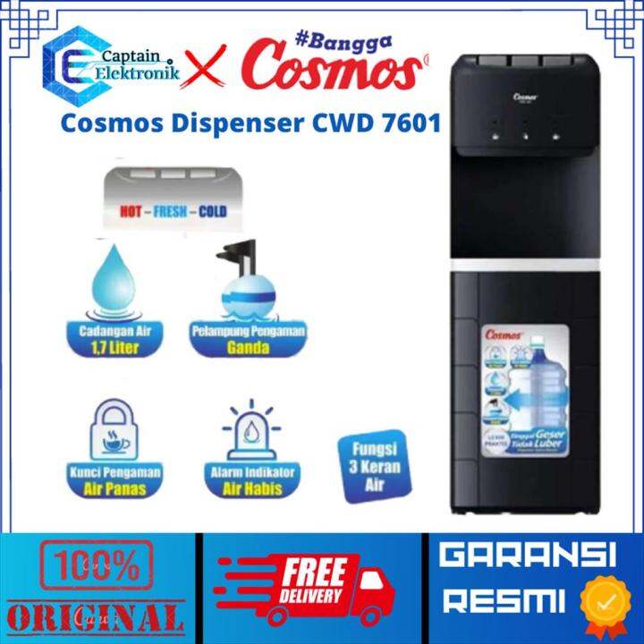Cosmos Dispenser Galon Bawah 3 KRAN CWD7601 CWD-7601 CWD 7601 | Lazada ...