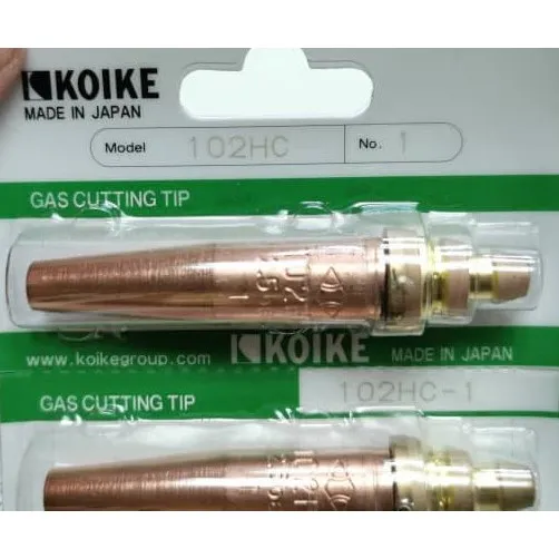 KOIKE 102HC ANME GAS OXY & ACETYLENE CUTTING NOZZLE (Made in Japan ...