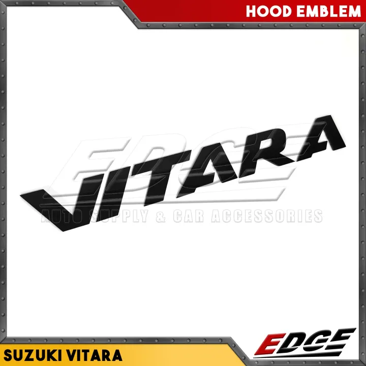 VITARA Hood Emblem // suzuki adhesive ready stick-on logo symbol sign ...