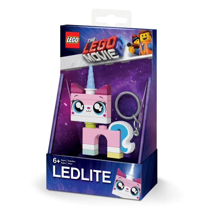LEGO พวงกุญแจเลโก้ พวงกุญแจไฟฉาย เลโก้ Unikitty LEGO Movie 2 Keychain ...