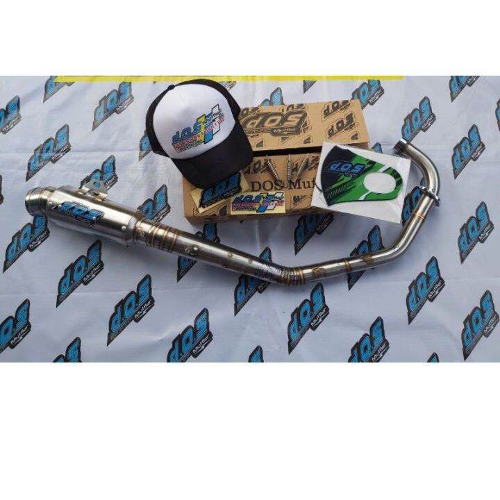 Knalpot Dos Muffler Jogja Original Honda Sonic 150 Road Race Stainless ...