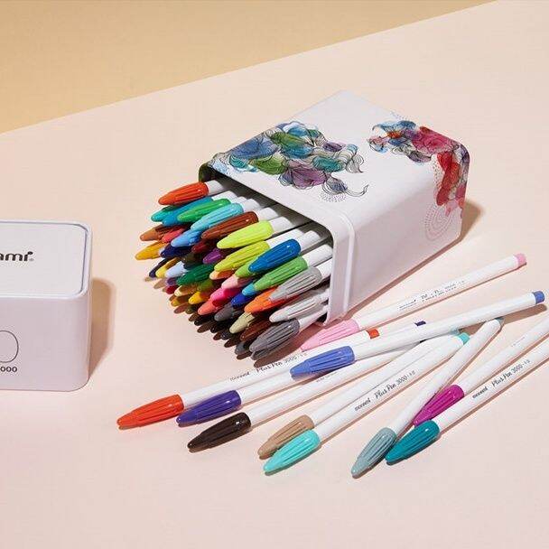 Monami Plus Pen 3000 Tin Case Set 60 ColorsPH | Lazada PH