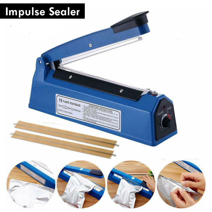 Impulse Sealer For Food Pack Packaging Plastic Bag Vacuum Heat Sealer ...