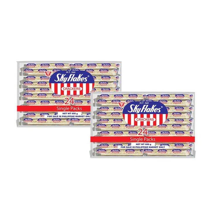 Snacks snacks Skyflakes Crackers Handy Pack 25g x 24 X 2 | Lazada PH