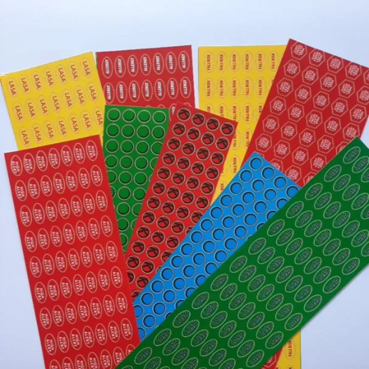 Stiker Label Lasa | Stiker Label High Alert | Stiker Label Lasa Biru ...