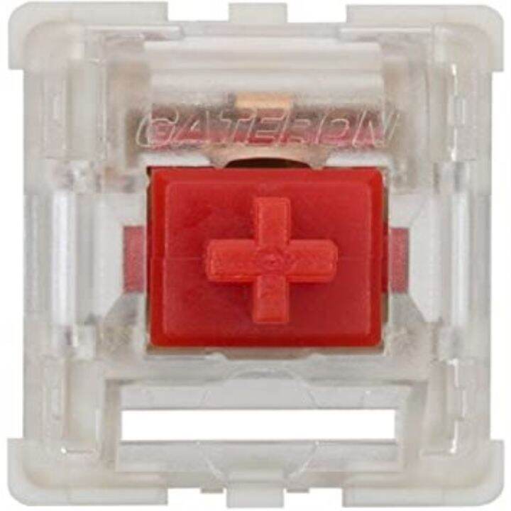 (10 ตัว) GATERON Red Switch KS-9 RGB SMD สวิตช์คีย์บอร์ด Mechanical ...