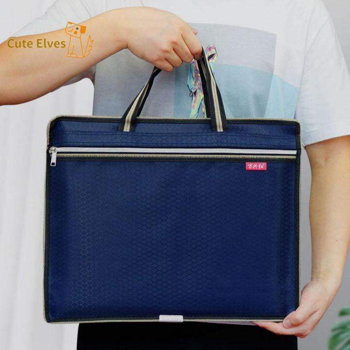 กระเป๋าใส่เอกสาร Tas Berkas อเนกประสงค์แบบพกพาลายเอลฟ์น่ารักกระเป๋าที่ ...