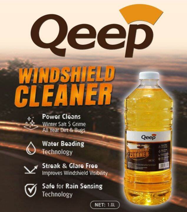 QEEP WINDSHIELD CLEANER RAIN REPELLENT CAR WIPER WASHER FLUID WINTER ...