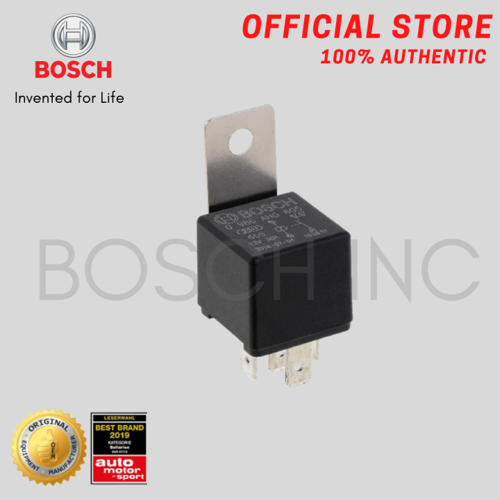 Bosch Auto Mini Relay 12V 30A 5-PIN | Lazada PH