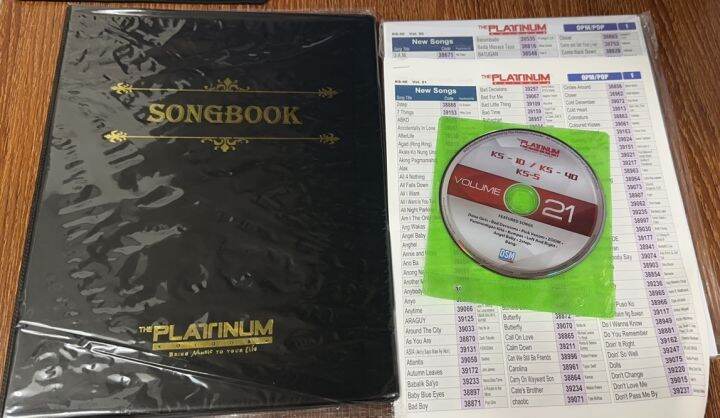 Platinum KS-10 / KS-40 / JUNIOR 2 / K-BOX 2 Songbook & Updated CD vol. 21 (BIG Songbook) | Lazada PH