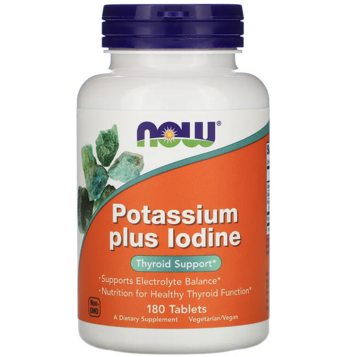 NOW Foods, Potassium Plus Iodine, 180 Tablets | Lazada PH