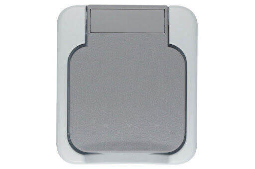 Stopkontak colokan listrik outdoor broco atlantik dengan tutup cover ...