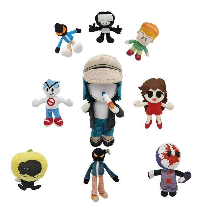 Friday Night Funkin FNF Plush Toy Garcello Whitty Spooky Month Skid ...
