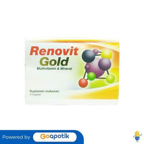 Renovit Gold Strip 4 Kaplet | Lazada Indonesia