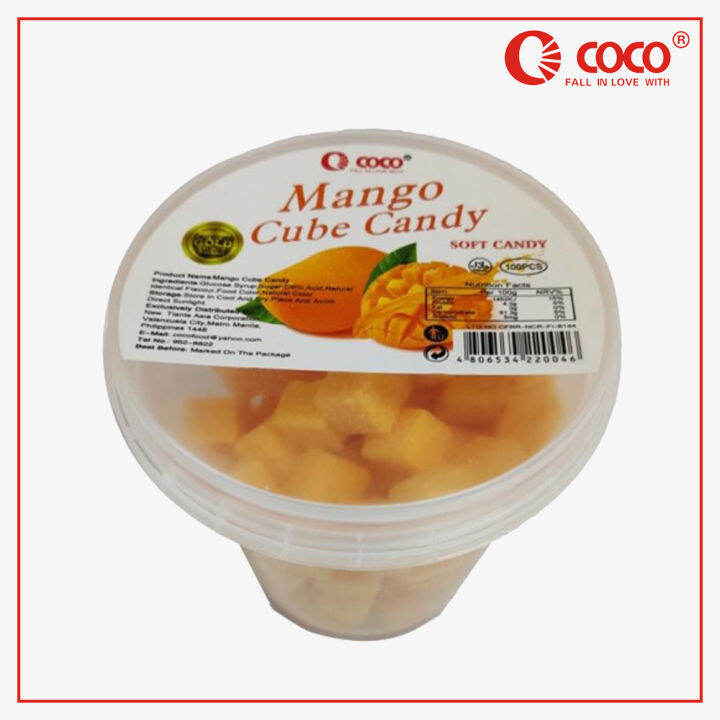 Coco Mango Cube Jar - 100 pcs | Lazada PH