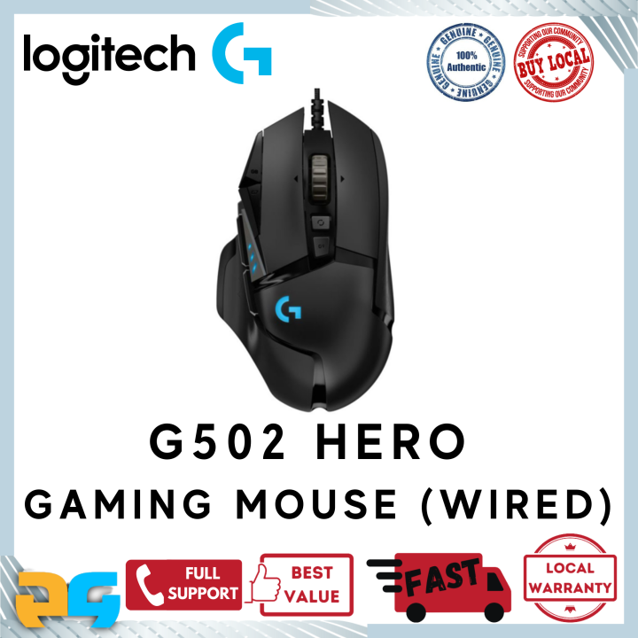 Logitech G502 Hero Gaming Mouse | Lazada Singapore