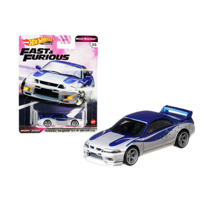 Hot Wheels Nissan Skyline R33, Fast & Furious 1/64 Scale Die-cast Car ...