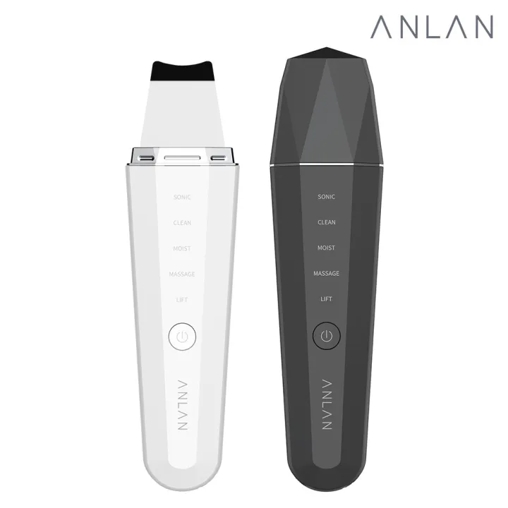 ANLAN IPX5 Waterproof Ultrasonic Skin Scrubber Facial Lifting Face ...