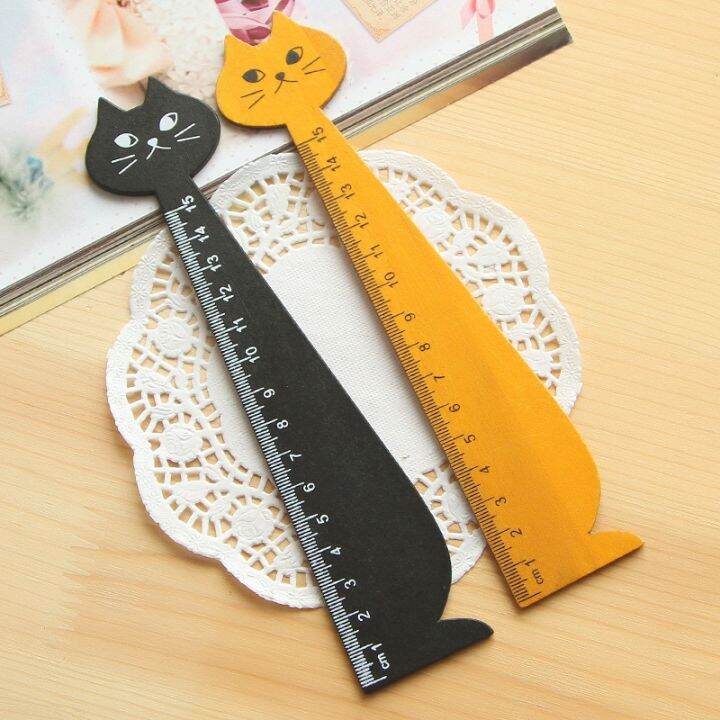 Korean Ruler Cute Wooden Ruler Measuring Tape School Office | Lazada
