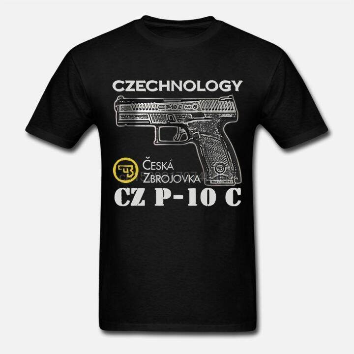 【hot sale】ใหม่ เสื้อเชิ้ต ลาย Rare Cz Usa Czechnology Ceska Zbrojoka Cz P10C Usa หลายสี แฟชั่น ...