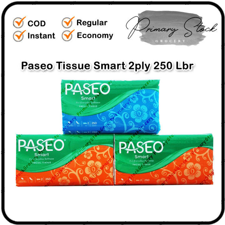 Tisu Paseo 250 Sheets Lembar Murah Tissue Smart Softpack Pocket Travel ...