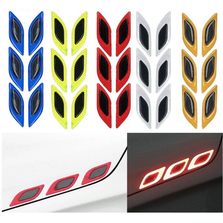 Stiker Reflektor Mata Kucing Decal Safety Warning Reflective Sticker ...